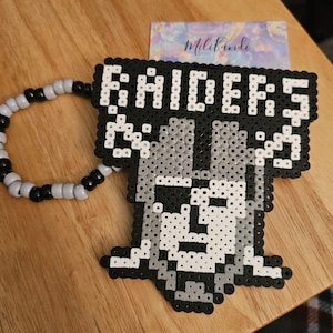 Raiders Perler Necklace - Etsy