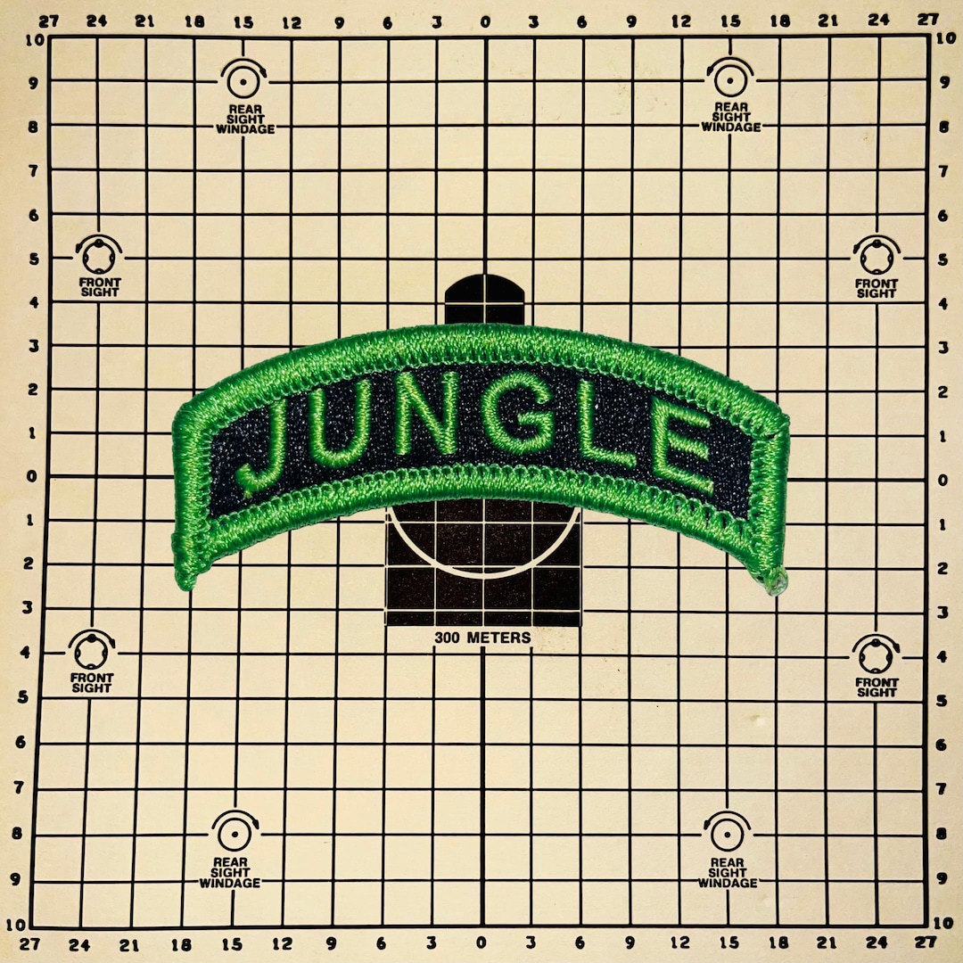 Jungle Tab, Colored Patch, US Army - Etsy