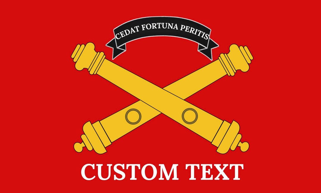 Custom Artillery Cannon Flag - Etsy