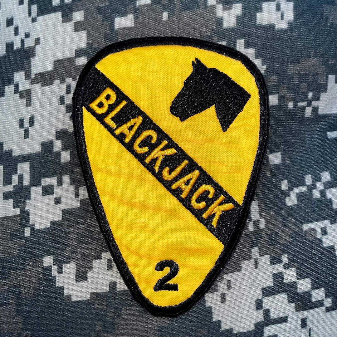 Blackjack Brigade Patch, 1st Cavalry Division, Fort Cavazos - Etsy