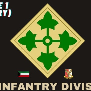 Custom 4th Infantry Division Flag - Etsy