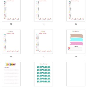 Kids Daily Planner | Printable & Editable | Fun Productivity Tool for ...