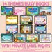 14-in-1 Editable Busy Book Bundle | Printable Learning Activities for ...