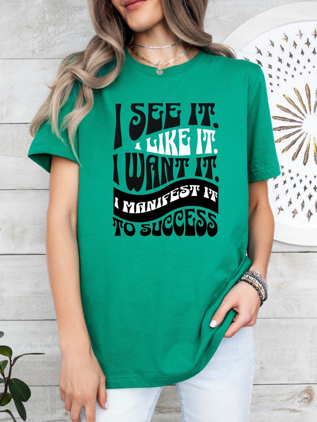 Manifest Your Success T-shirt - Motivational T-shirt, Inspirational T ...