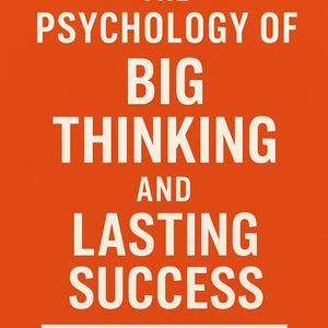 The Psychology of Big Thinking and Lasting Success (book Summary of the ...