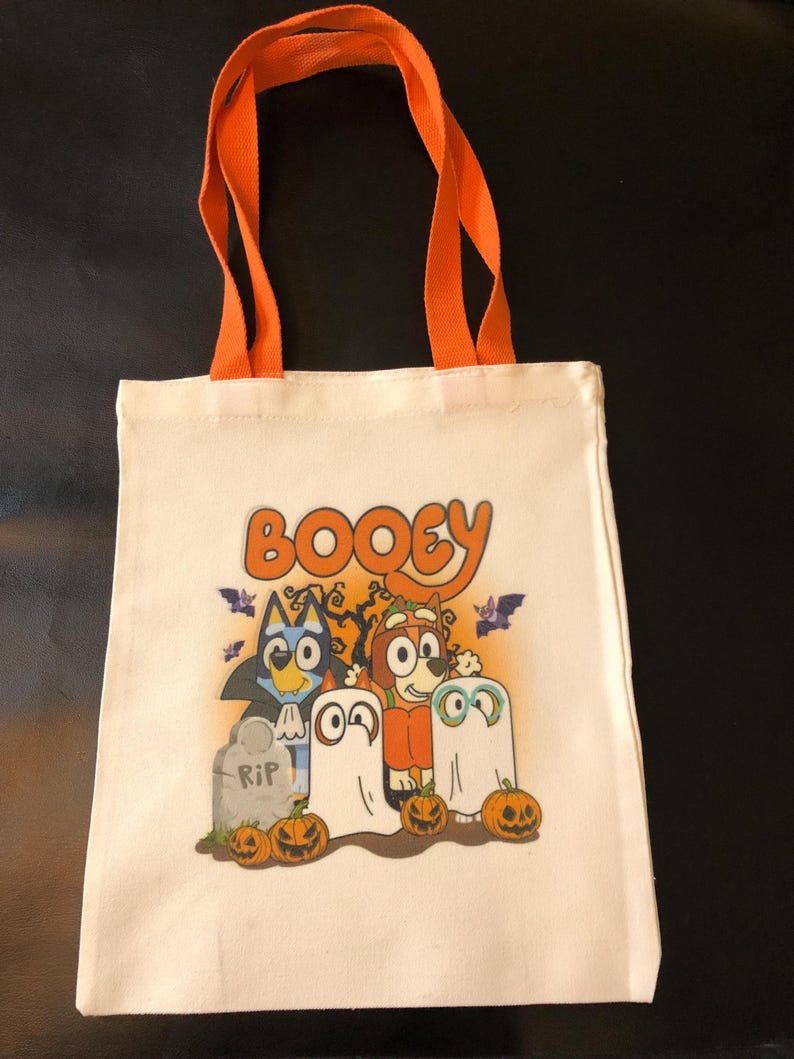 Bluey Trick or Treat Tote Bag - Etsy