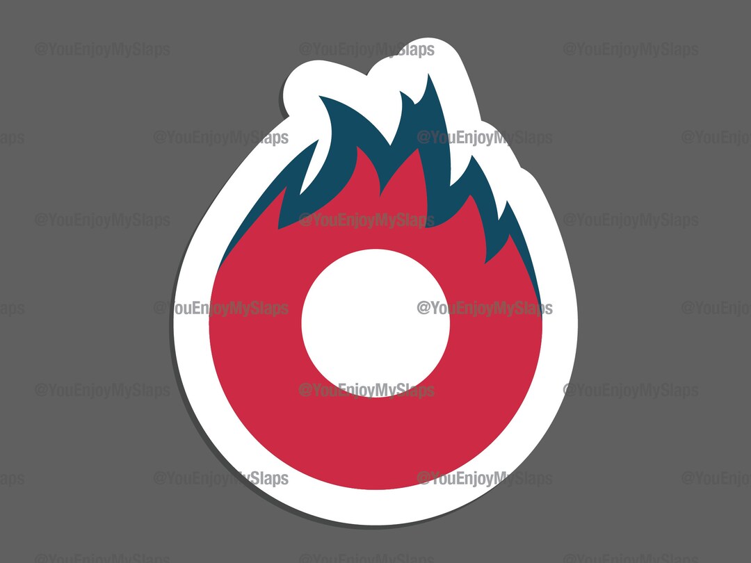 Fire Donut Phish Sticker (available in Mini 1 Inch or 3 Inch) - Etsy