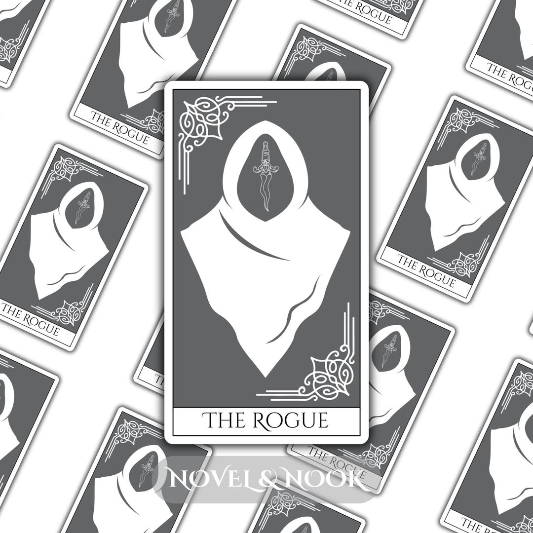 The Rogue Tarot Card Sticker - Holographic - Etsy