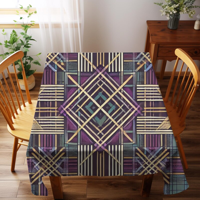 Purple Tablecloth - Etsy