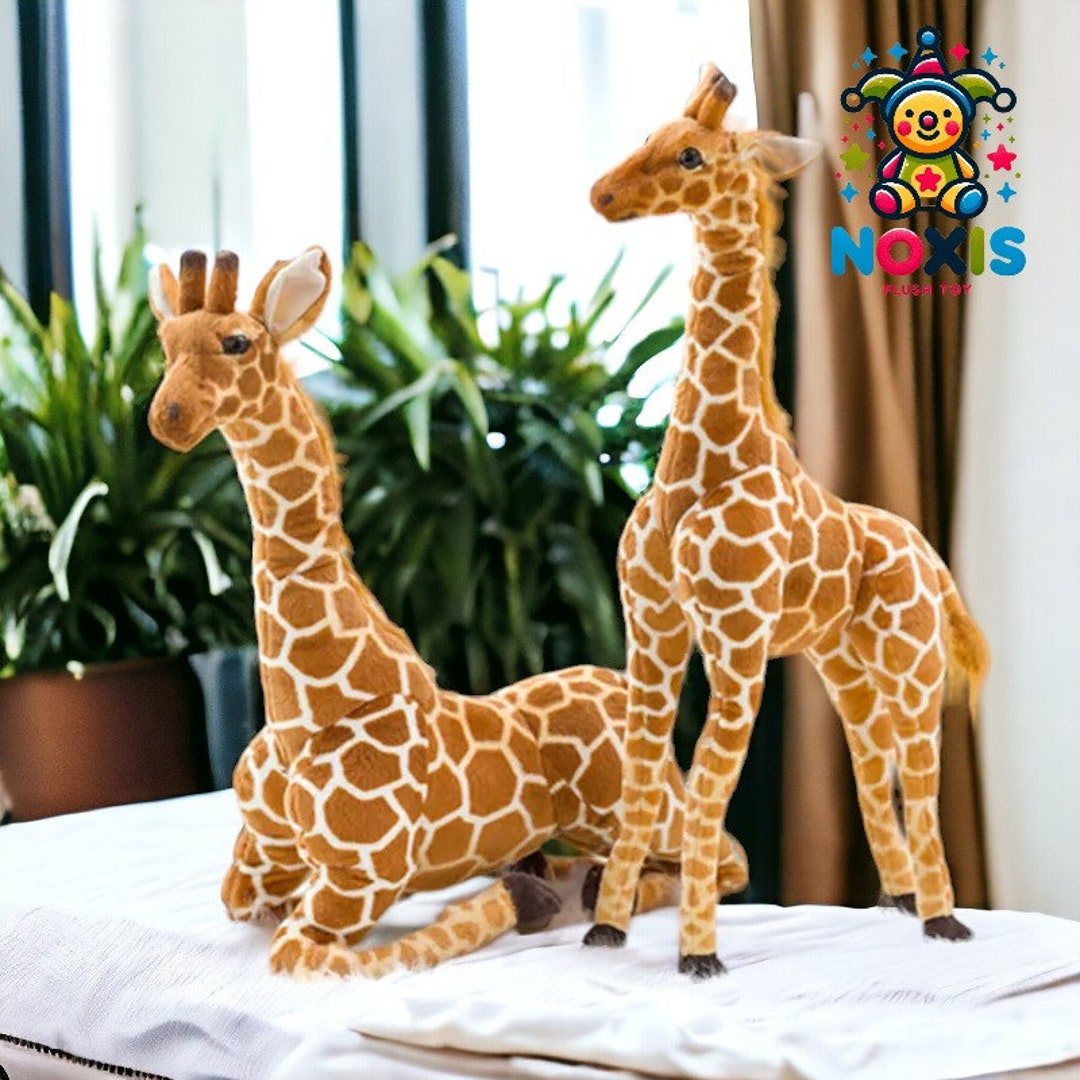 Huge Real Life Plush Giraffe, Cute Stuffed Animal Dolls, Soft ...