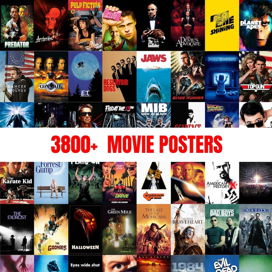 Massive Movie Poster Collection: 3,800+ Vintage to Modern Cinema ...