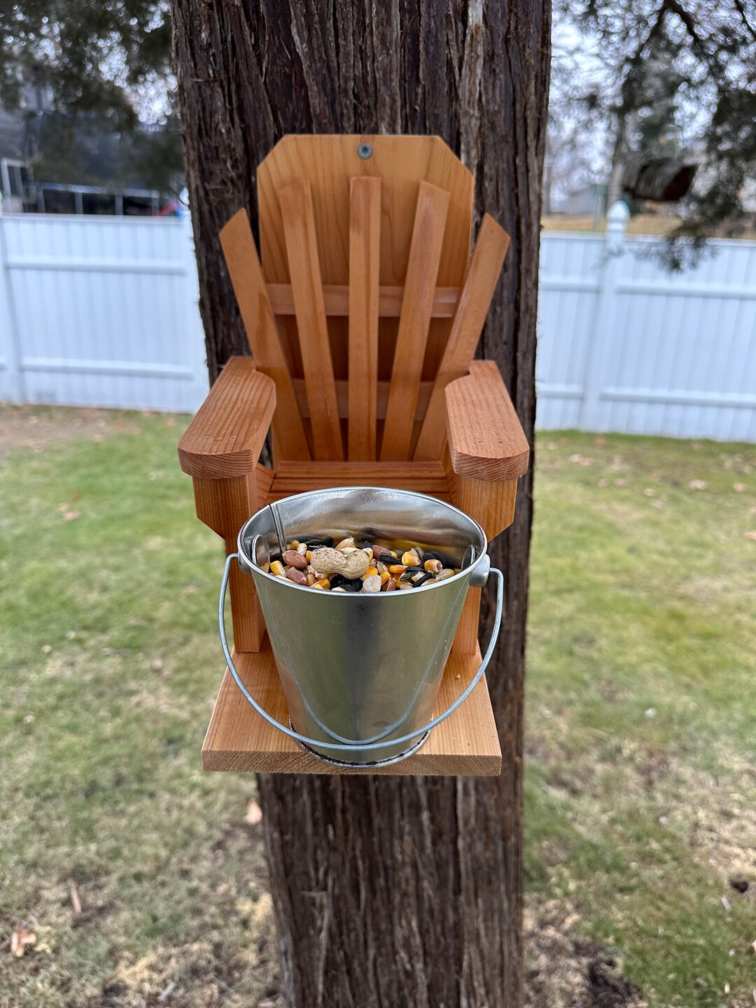 Adirondack Squirrel Chair Feeder - Etsy