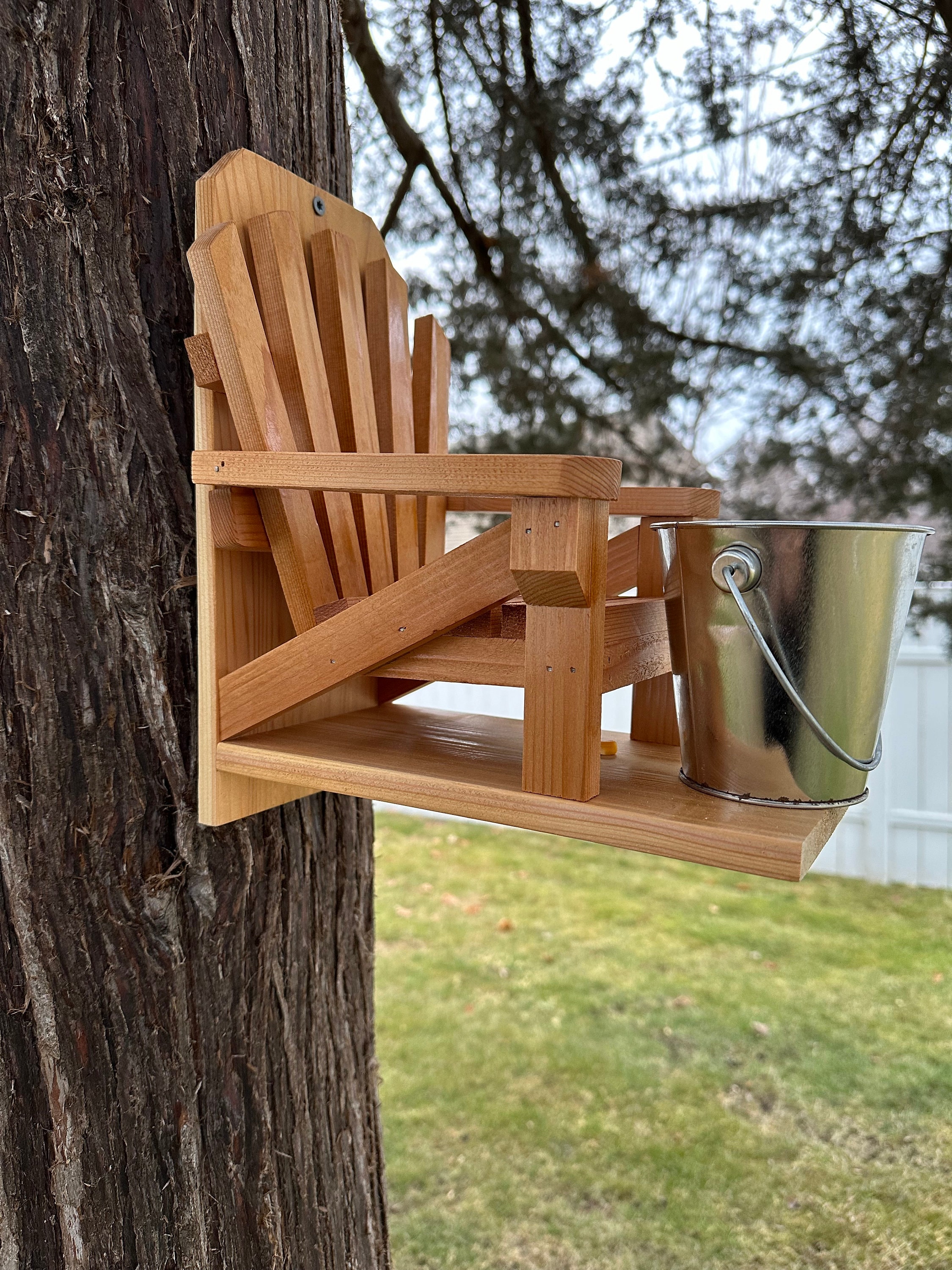 Adirondack Squirrel Chair Feeder - Etsy