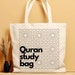 Quran Study Bag, Muslimah Tote Bag, Reusable Tote, Masjid Bag, Muslim ...