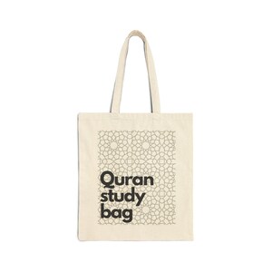 Quran Study Bag, Muslimah Tote Bag, Reusable Tote, Masjid Bag, Muslim ...