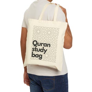 Quran Study Bag, Muslimah Tote Bag, Reusable Tote, Masjid Bag, Muslim ...