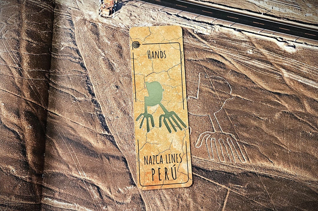 HANDS - Peruvian Nazca Lines Bookmarks for Book Lovers, Mysteries From ...