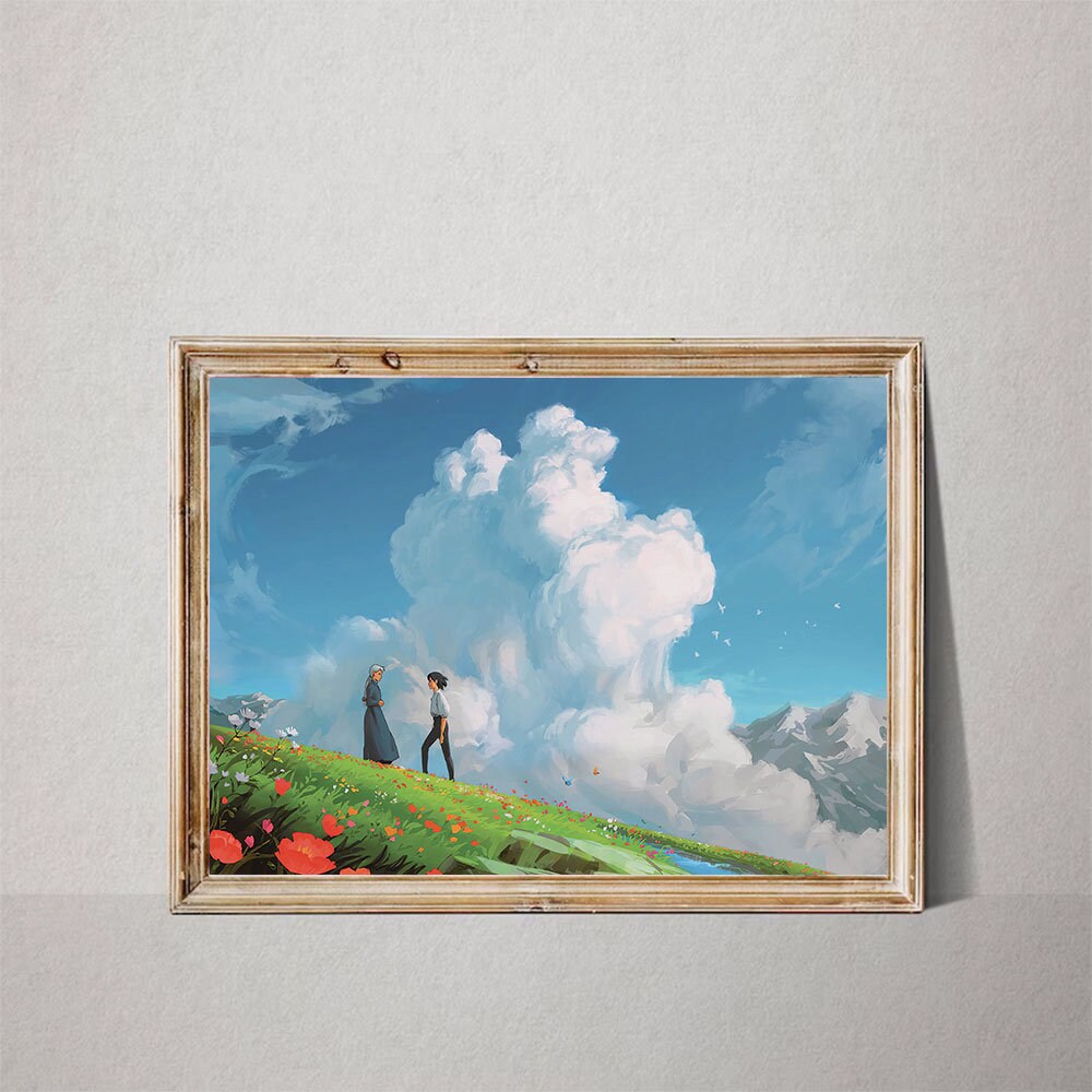 Howl's Moving Castle Vertical Poster, Sophie Hatter and Howl Poster ...