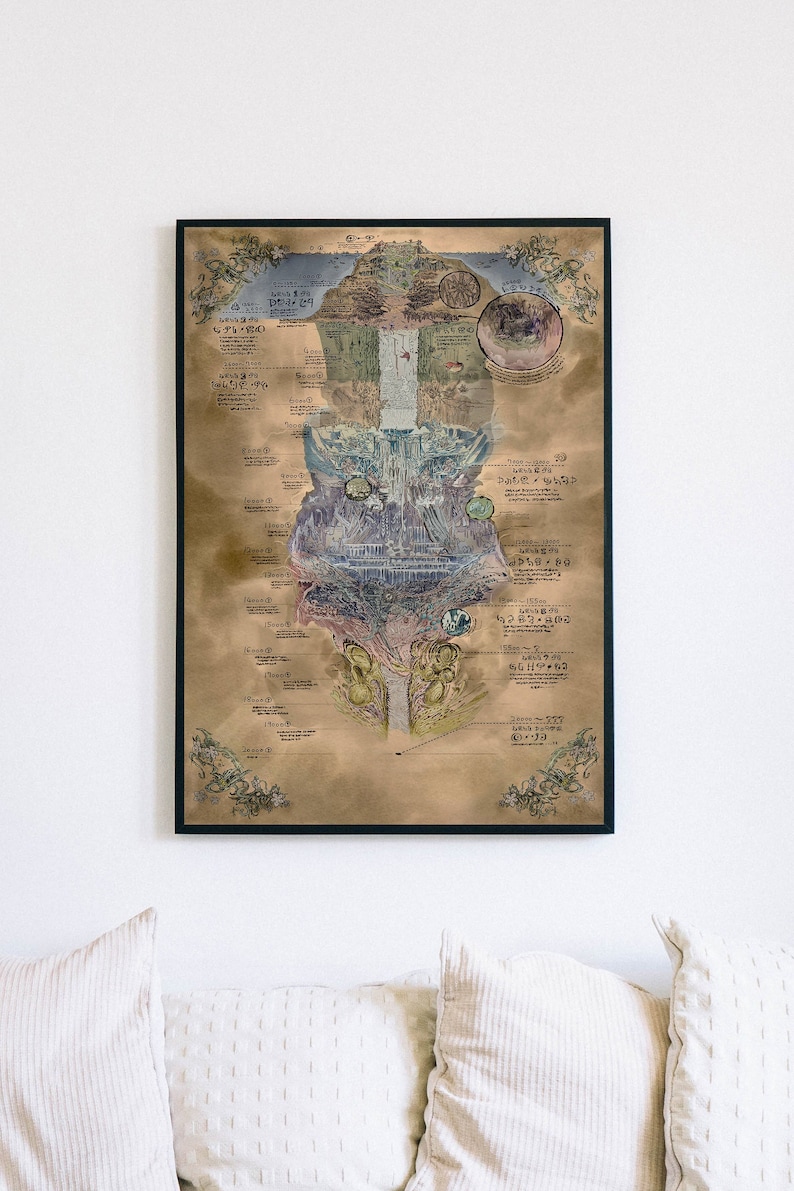 PNG Made in Abyss Made in Abyss Map, Map of Middle Earth, Made in Abyss ...