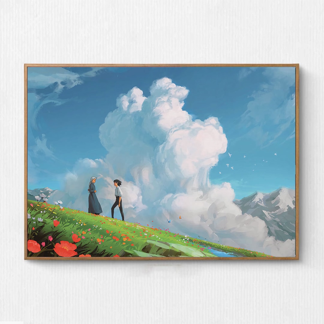 Howl's Moving Castle Vertical Poster, Sophie Hatter and Howl Poster ...
