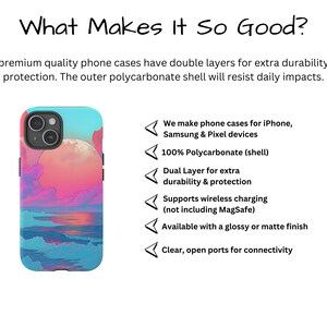 Vaporwave Sunset Phone Case L Iphone, Samsung, Pixel - Etsy