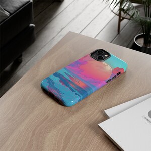 Vaporwave Sunset Phone Case L Iphone, Samsung, Pixel - Etsy