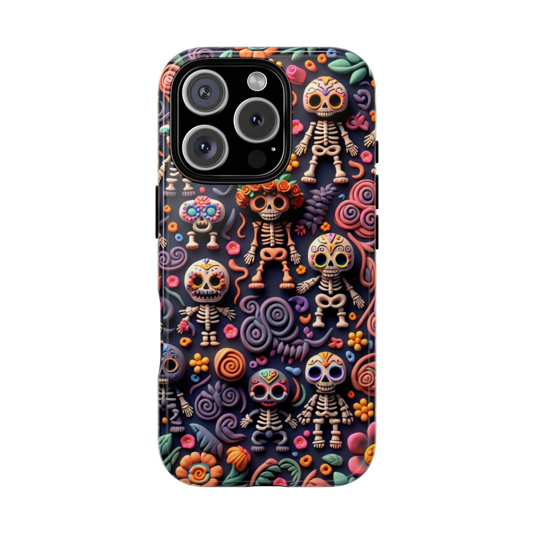 Day of the Dead Phone Case L Iphone, Samsung, Pixel - Etsy
