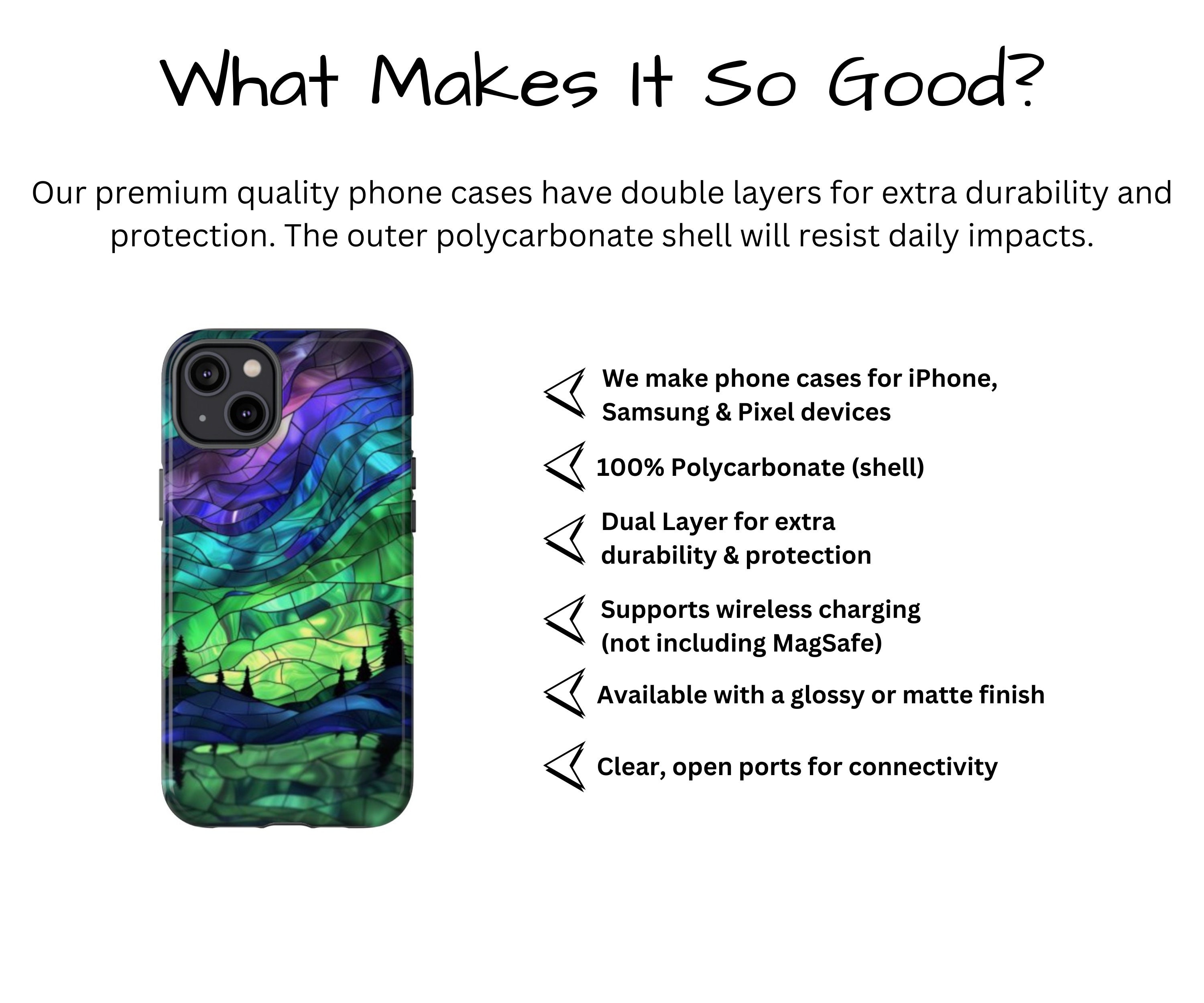 Northern Lights Stained Glass Phone Case L Iphone, Samsung, Pixel - Etsy