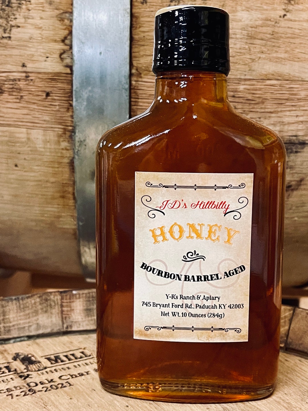 Kentucky Bourbon Barrel Aged Honey - Etsy