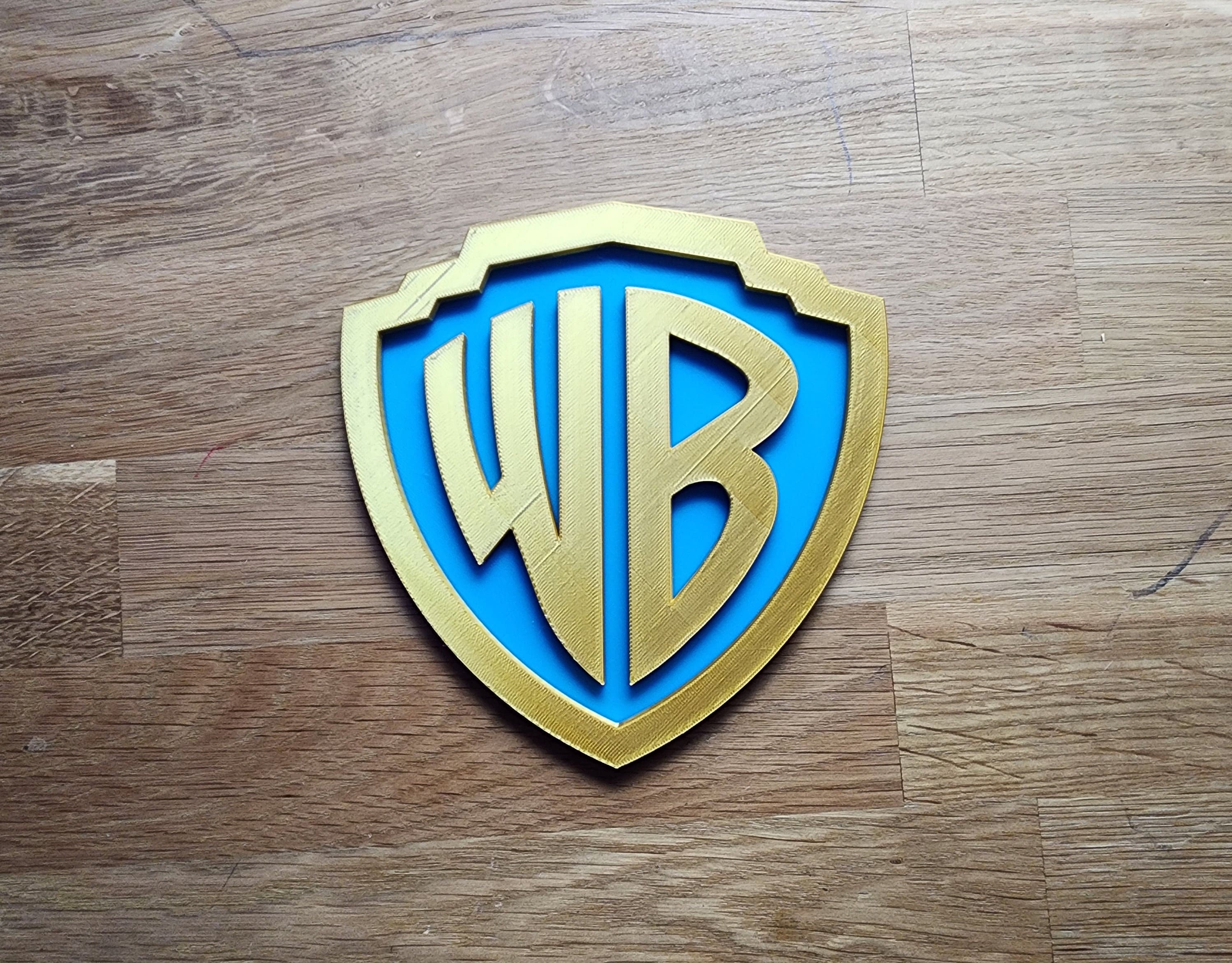 Warner Bros WB 3D Printed Wall Sign - Etsy