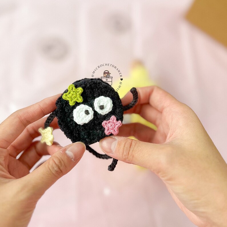 READY TO SHIP Oreo Soot Sprite Crochet & Amigurumi Toy Cute and Unique ...