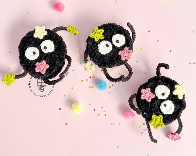 READY TO SHIP | Oreo Soot Sprite | Crochet & Amigurumi Toy | Cute and ...