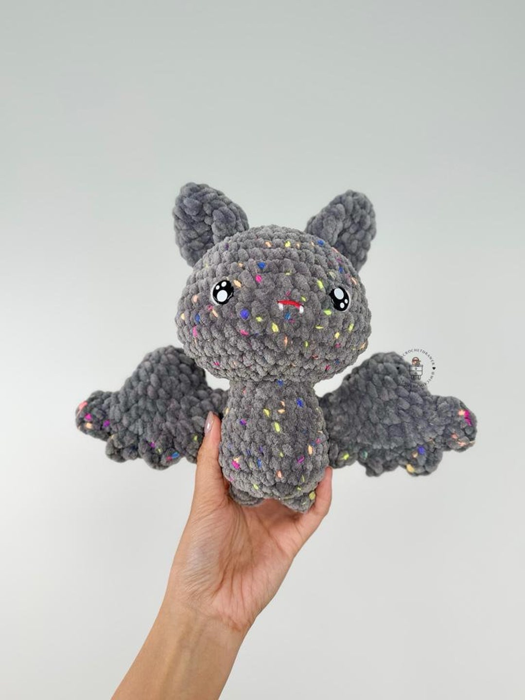 Halloween Crochet Bat | Soft Toy | Plushie | Handmade | Gifting | Ready ...
