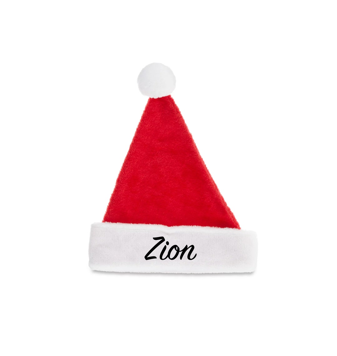 Custom Embroidered Santa Hat - Etsy