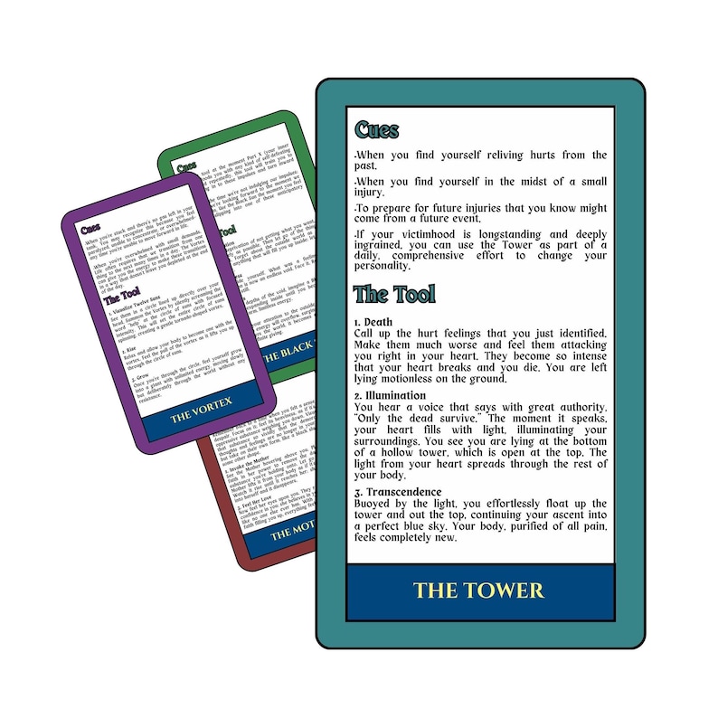 Phil Stutz - Coming Alive - Printable Flash Cards - Digital Download - Etsy