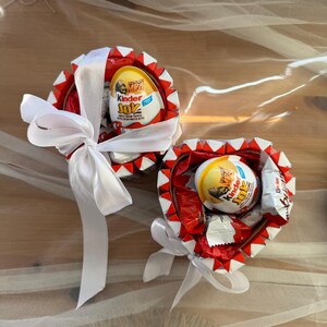 Kinder Chocolate Gift Box, Kinder Chocolate Heart, Sweet Gift Box ...