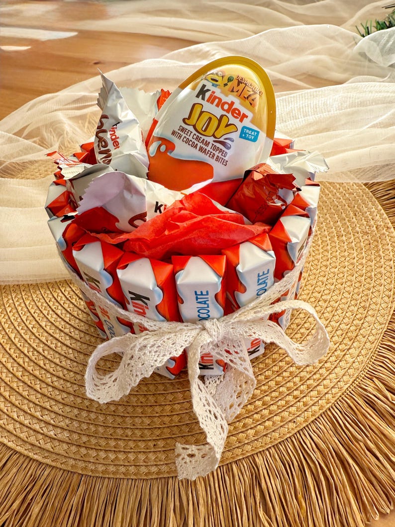 Kinder Chocolate Gift Box, Kinder Chocolate Heart, Sweet Gift Box ...