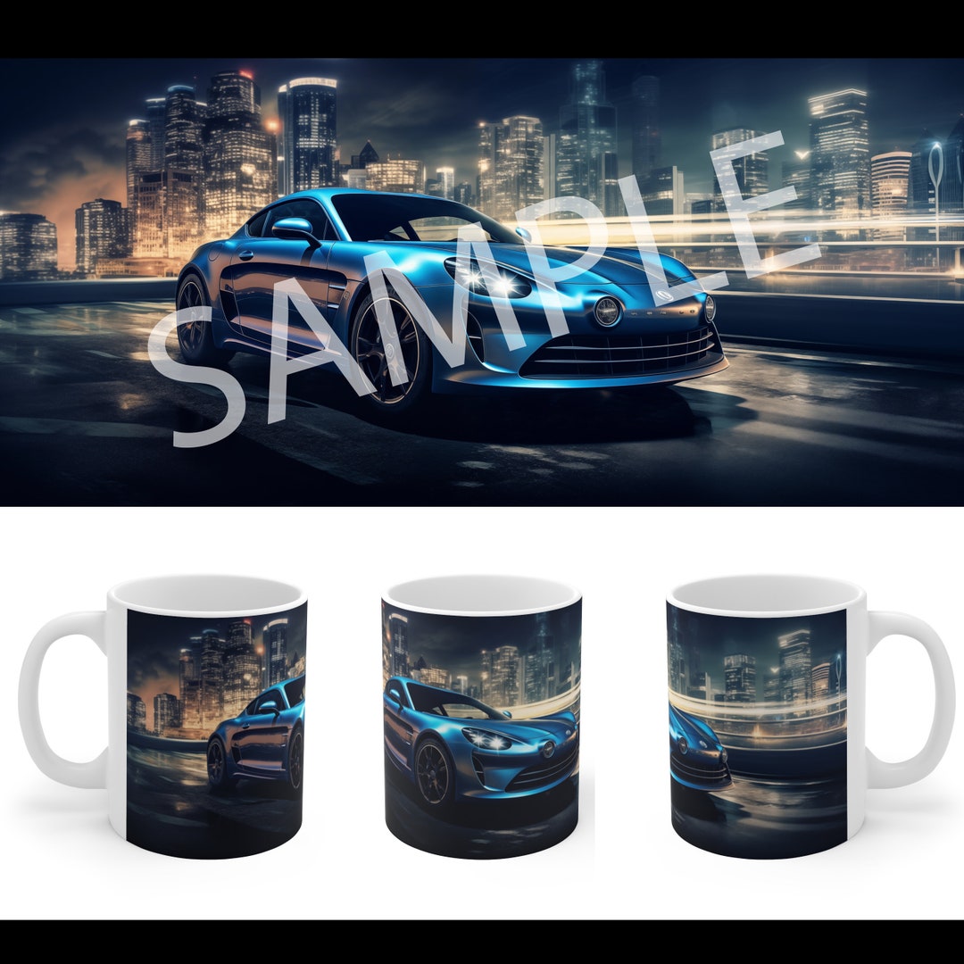 Alpine A110 Car Mug, Car Gift Mugs, Car Lover Mug, Gifts for Guys, Car ...
