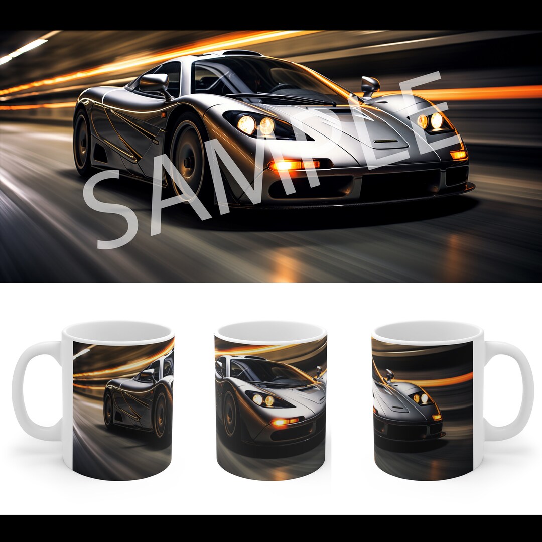 Mclaren F1 Supercar Mug, Car Gift Mugs, Car Lover Mug, Gifts for Guys ...