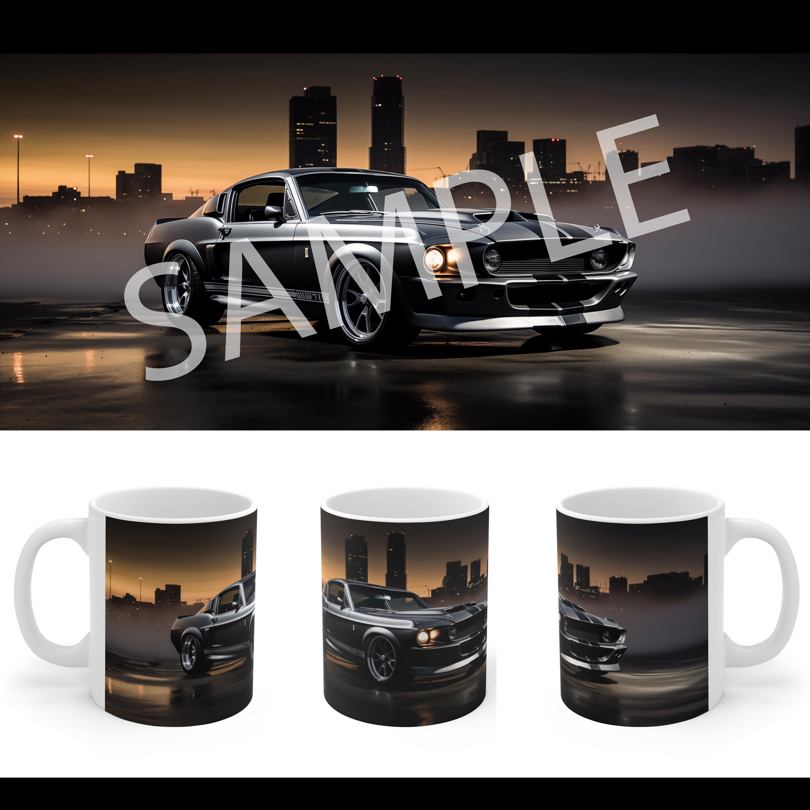 1967 Shelby Mustang GT500 Car Mug, Car Gift Mugs, Car Lover Mug, Gifts ...