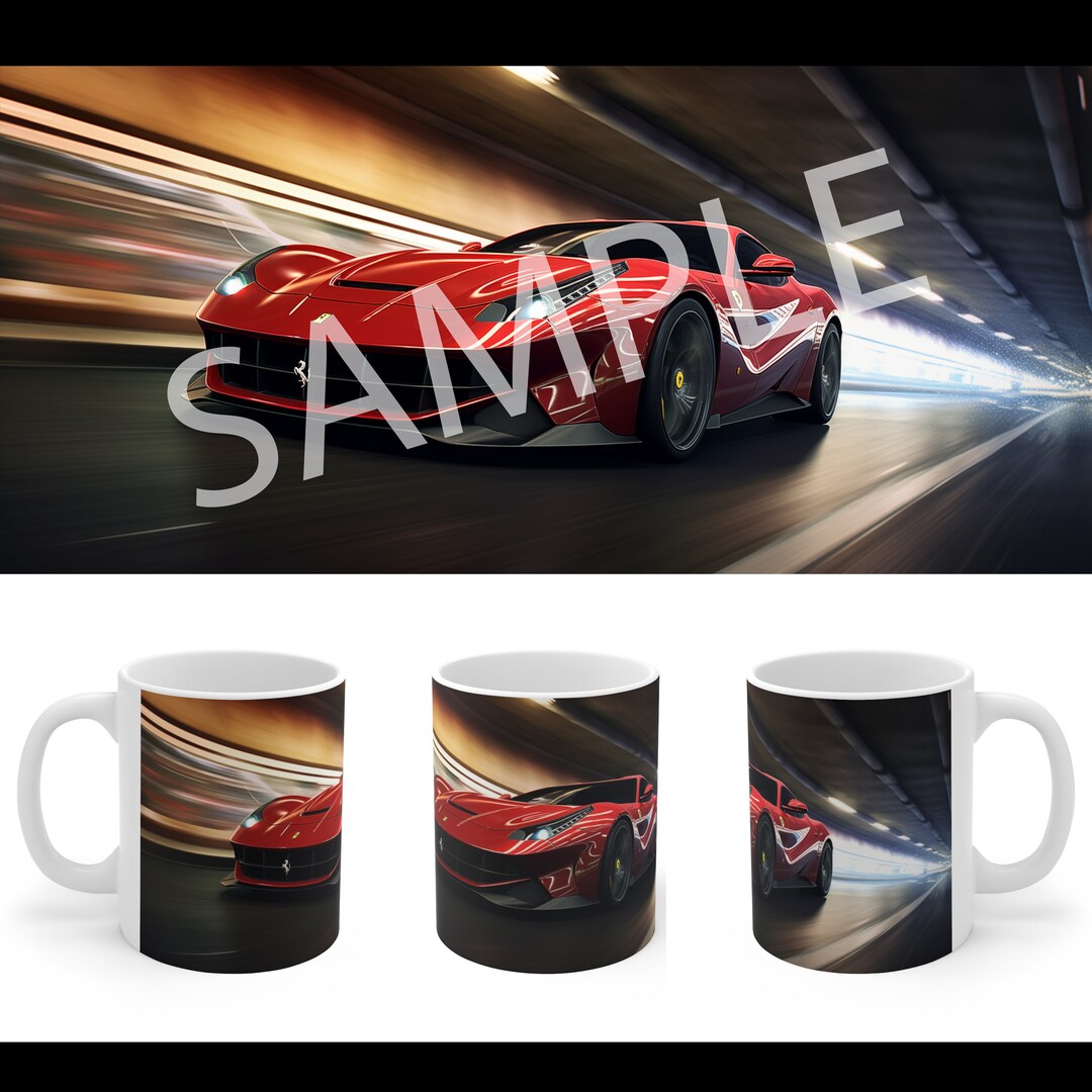 Ferrari F12 Supercar Mug, Car Gift Mugs, Car Lover Mug, Gifts for Guys ...