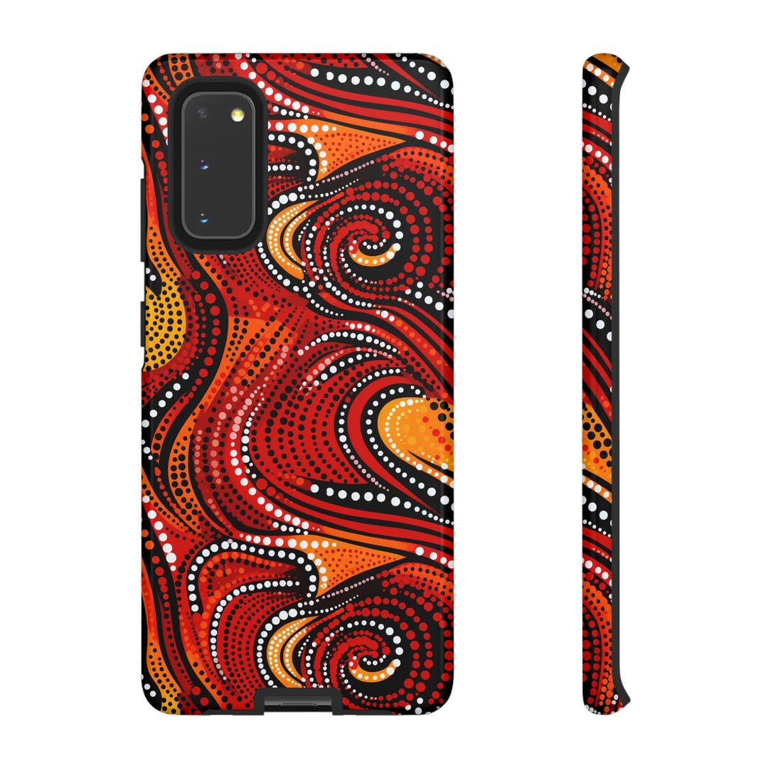 Premium Aboriginal Art Android Cases, Durable, Impact-resistant, Dual ...