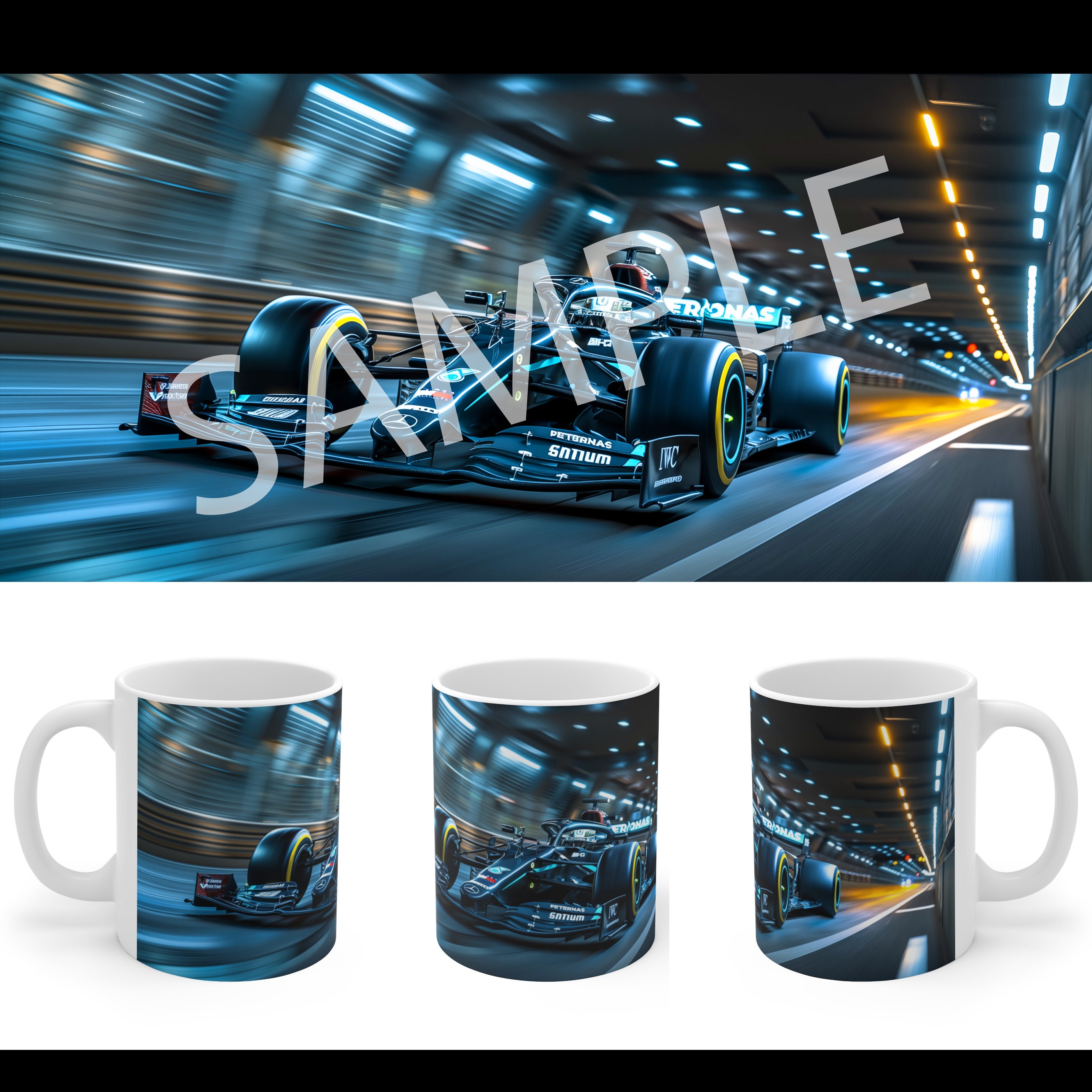 Mercedes F1 Team-inspired Mug, Car Gift Mugs, Car Lover Mug, Gifts for ...