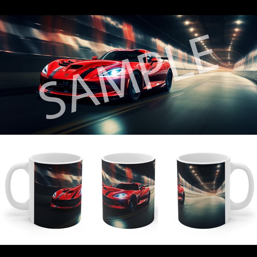 Dodge Viper Supercar Mug, Car Gift Mugs, Car Lover Mug, Gifts for Guys ...