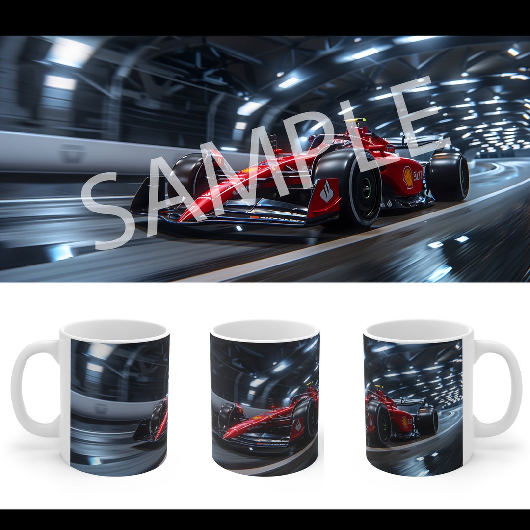 Ferrari F1 Team-inspired Mug, Car Gift Mugs, Car Lover Mug, Gifts for ...