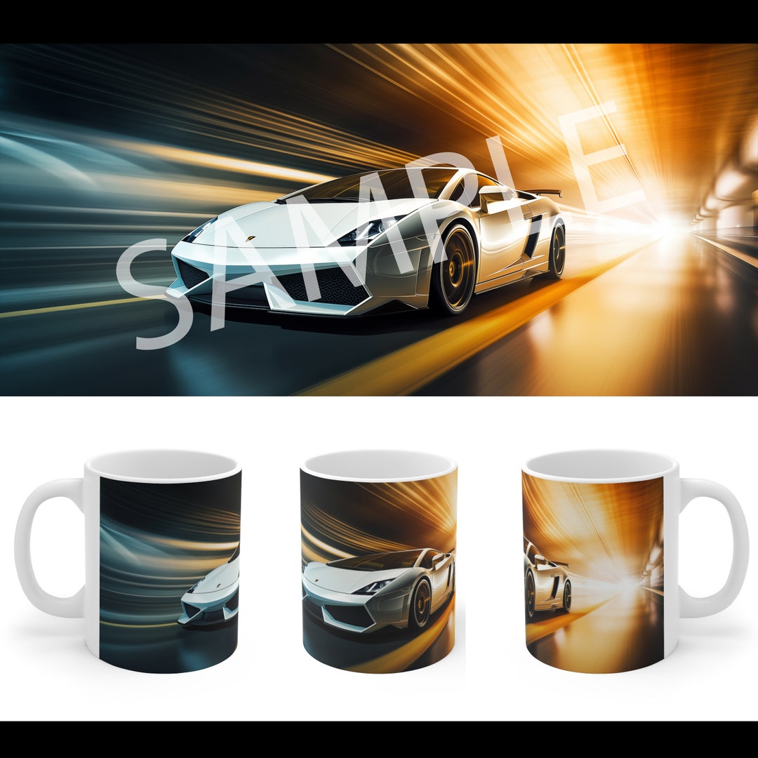 Lamborghini Gallardo Supercar Mug, Car Gift Mugs, Car Lover Mug, Gifts ...