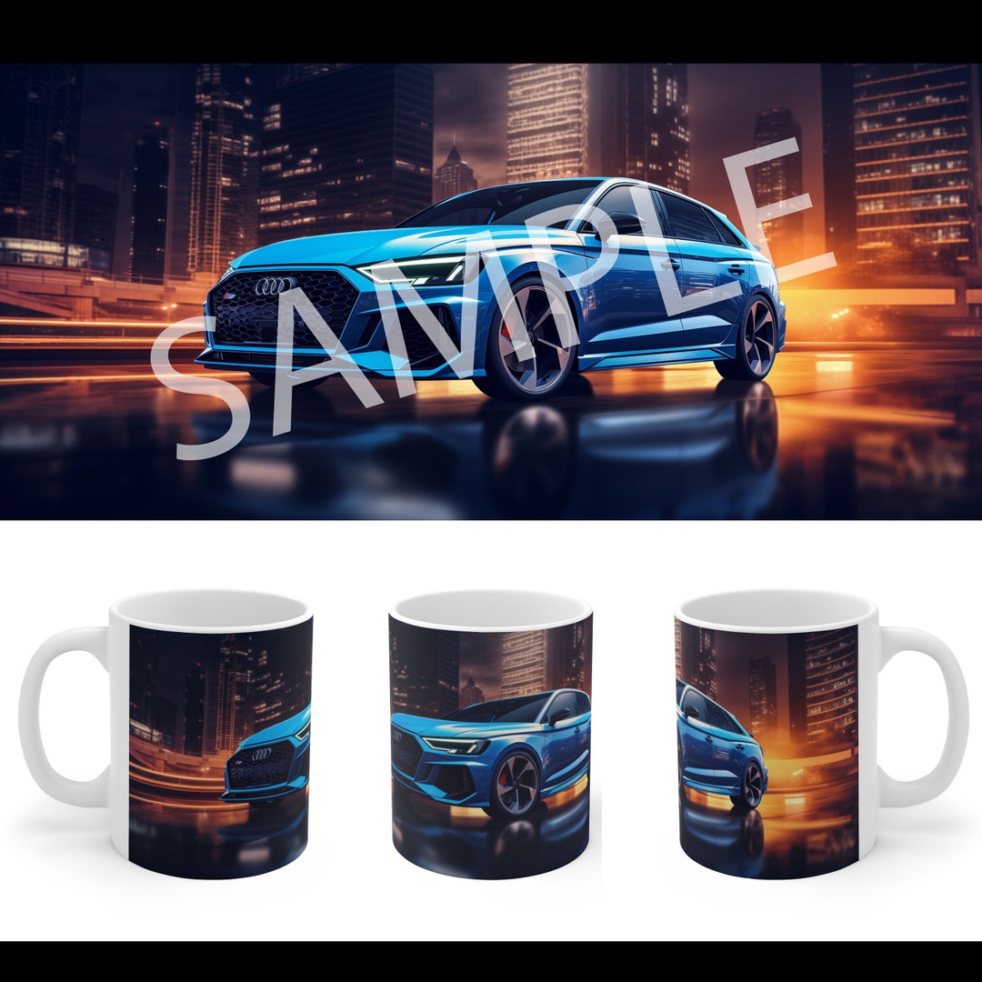 Audi RS3 Car Mug, Car Gift Mugs, Car Lover Mug, Gifts for Guys, Car Guy ...