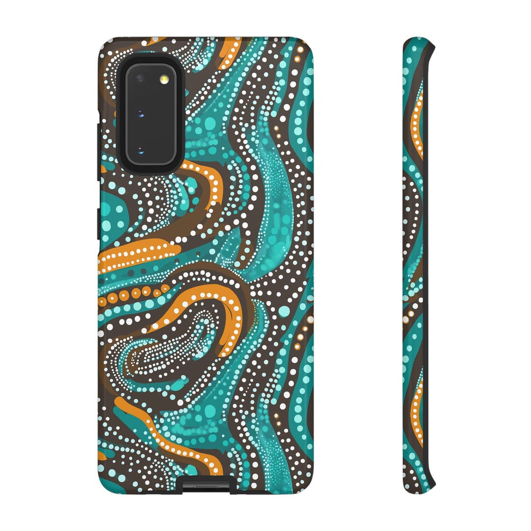 Premium Aboriginal Art Android Cases, Durable, Impact-resistant, Dual ...