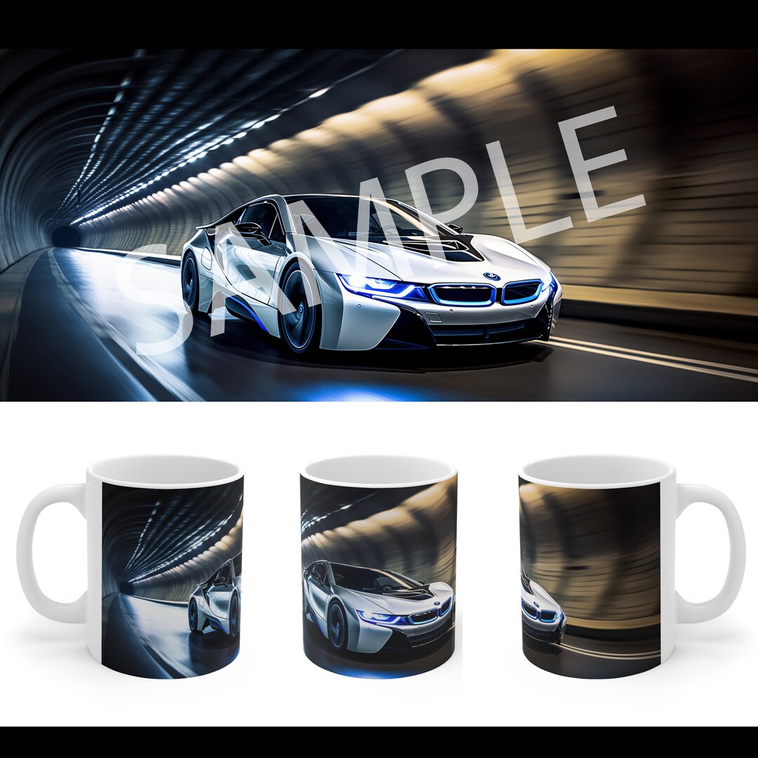 BMW I8 Supercar Mug, Car Gift Mugs, Car Lover Mug, Gifts for Guys, Car ...