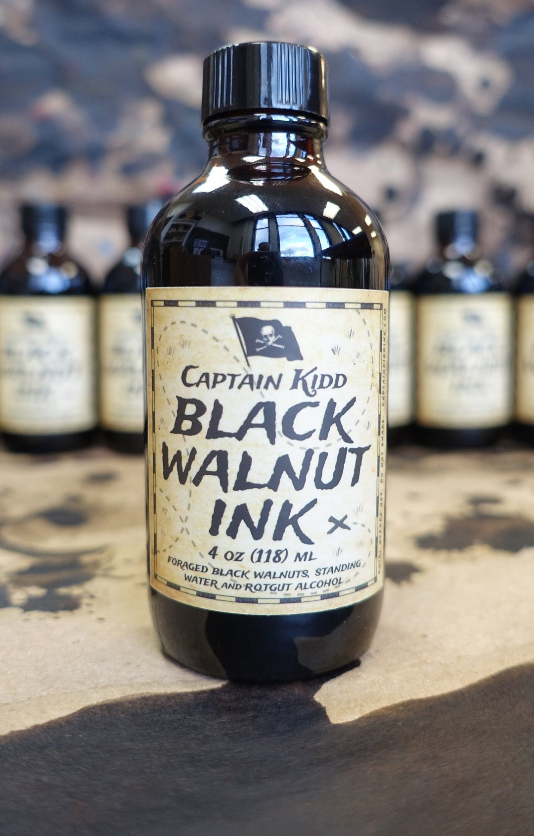 Captain Kidd Black Walnut Ink - Etsy